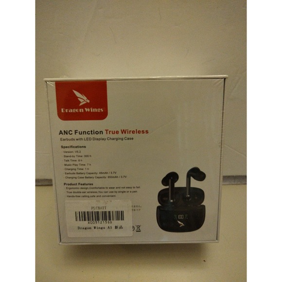 Dragon Wings | Headphones | Dragon Wings Anc Function Bluetooth True ...